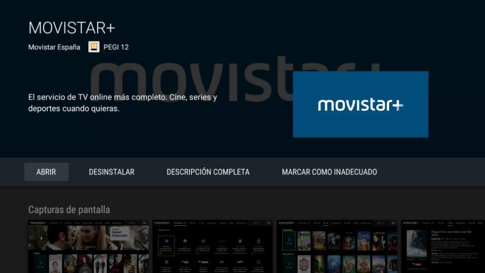 Movistar+ ya disponible para dispositivos Android TV, descarga e ...