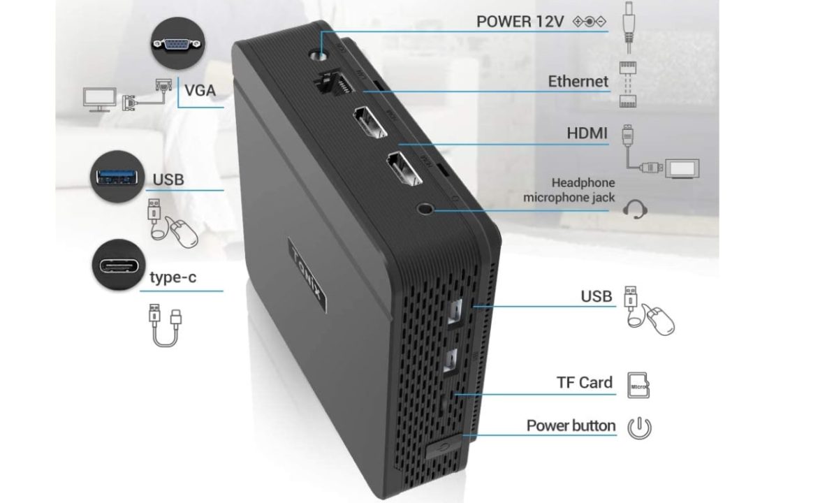 Mini PC sin ruido Tanix con 8GB de RAM y Windows 10 PRO en oferta en Amazon