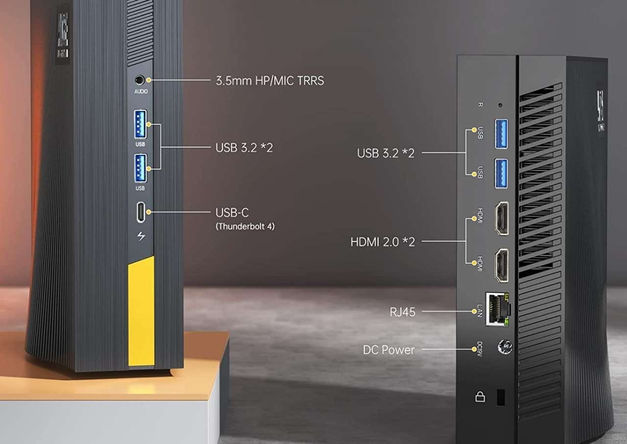 ACEMAGICIAN AD15, mini PC con Intel Core i5-12450H y Thuderbolt 4