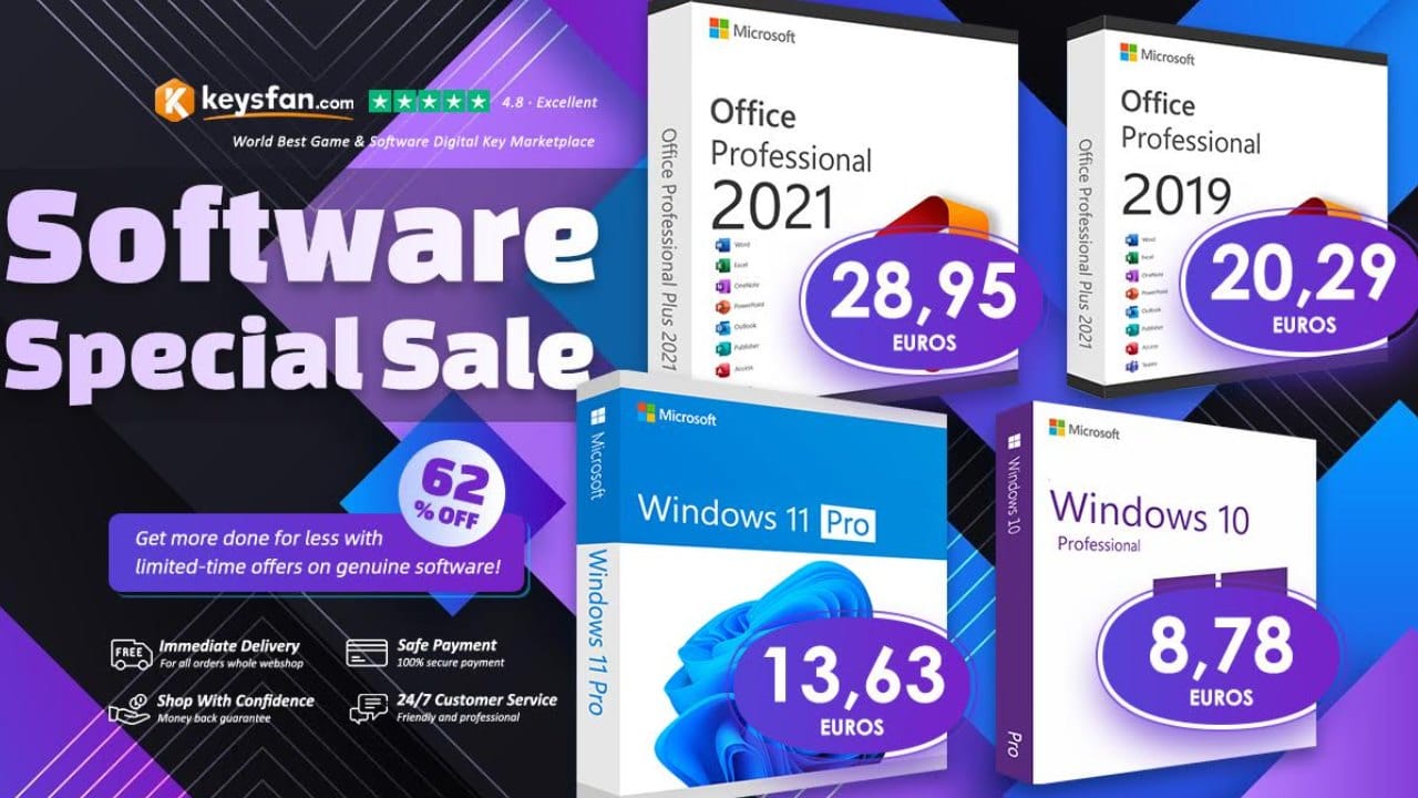 Llevate Microsoft Windows 11 PRO por 13,63€ en las rebajas de Keysfan