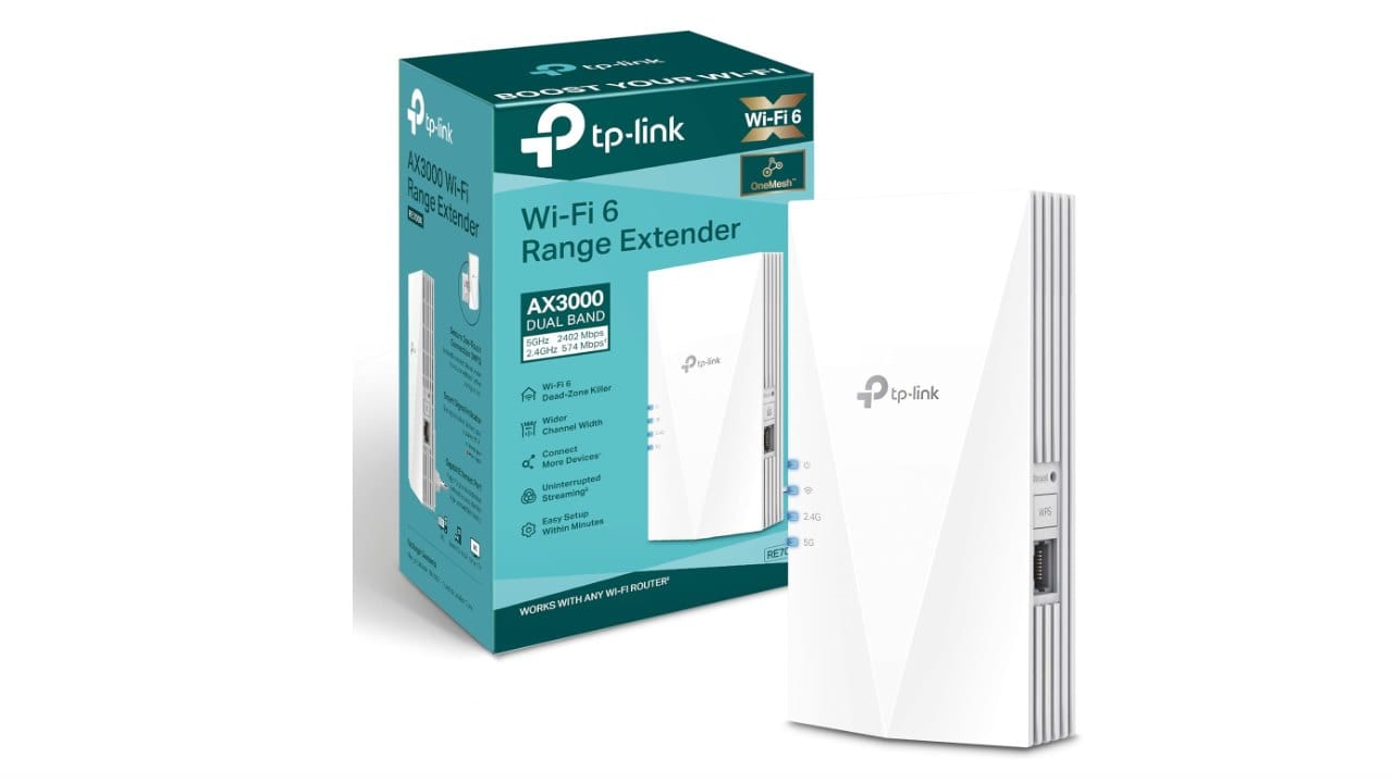 PRIME DAY: TP-Link RE700X un extensor de red de alta velocidad con WiFi 6