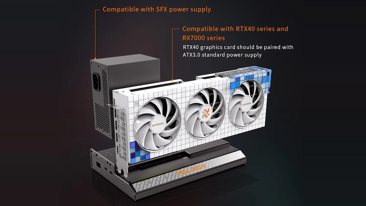 PELADN Link S, nuevos Dock externos para tu GPU y fuente