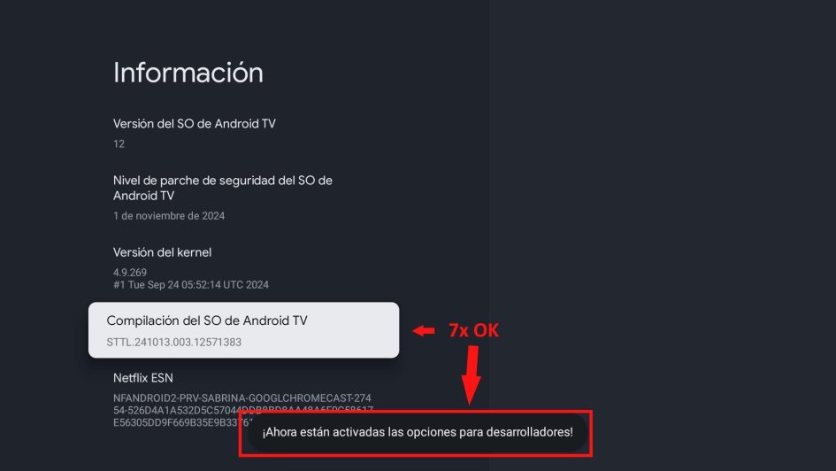Como instalar aplicaciones en Google TV con ficheros APK